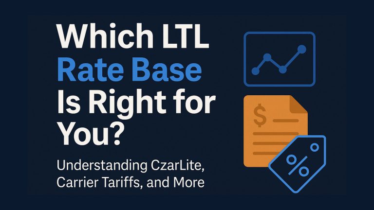 Which LTL Rate Base Is Best for Shippers? Compare CzarLite, Carrier ...