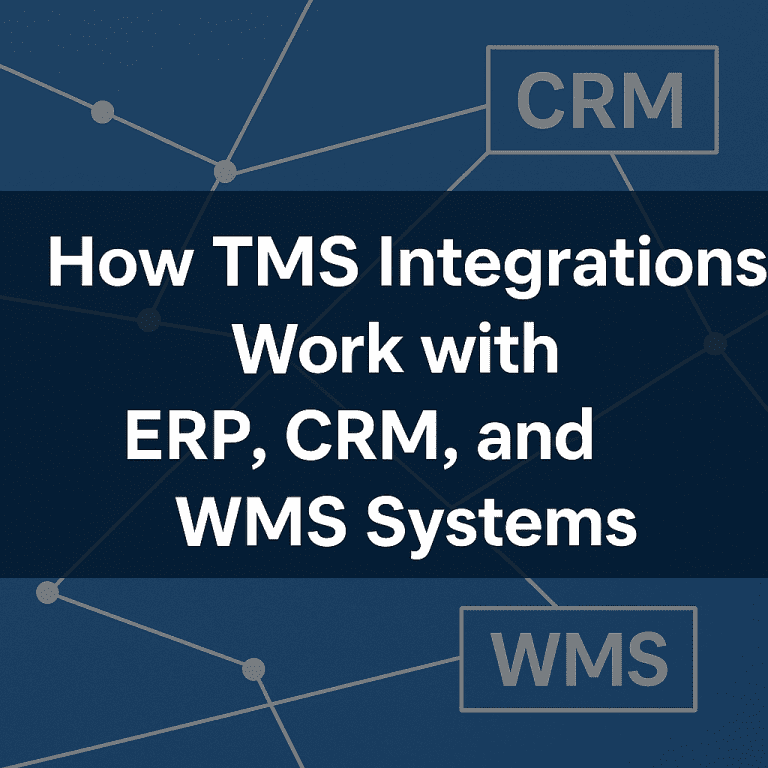 TMS Integration Explained: Connecting ERP, CRM, and WMS Systems Efficiently